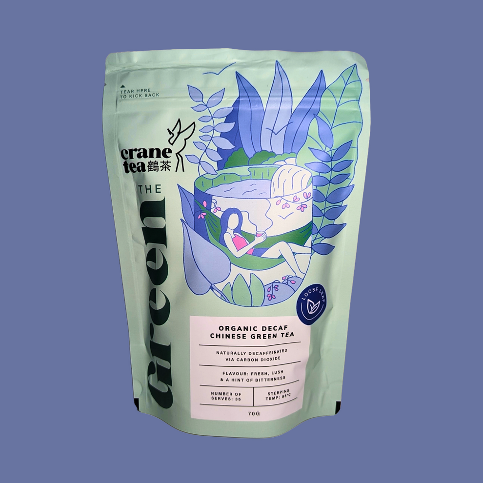 Crane Tea | "The Green" - Decaf Green Tea